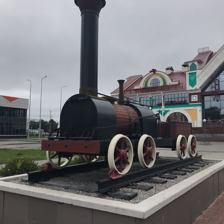 Teknoloji anıtı Паровоз Черепановых, Belovo, foto
