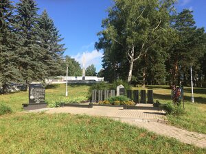 Братская могила воинов 49 армии (Kaluga Region, Zhukovskiy District, gorodskoye poseleniye Kremyonki, Kremyonki), anıt, heykel  Kremionki'den