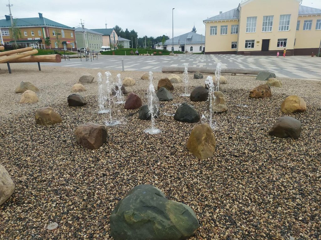 Çeşme Свето-динамический фонтан, Gavrilov Posad, foto