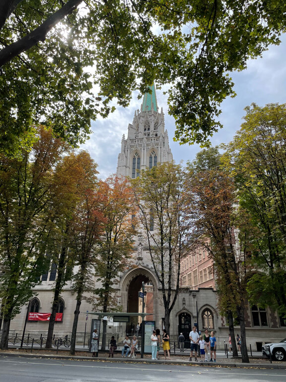 Protestan kilisesi The American Church in Paris, Paris, foto