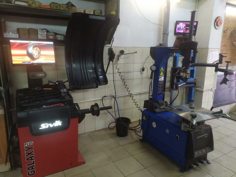 Oto lastik tamiri Шиномонтаж, Tambovskaya oblastı, foto