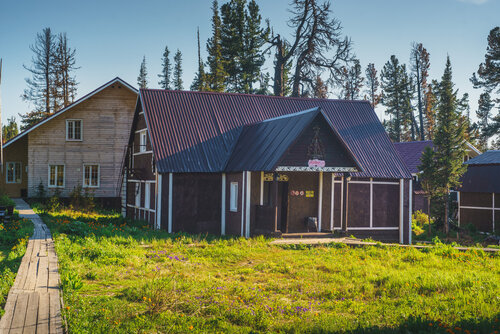 Resort oteller, tesisler Recreation center Ergaki, Krasnoyarski krayı, foto