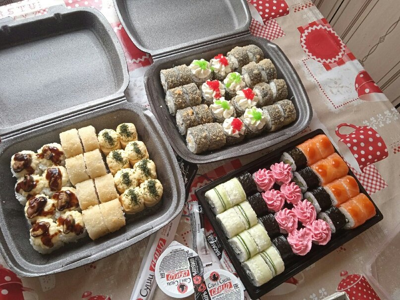 Suşi restoranı San Sushi Sendo, Angarsk, foto