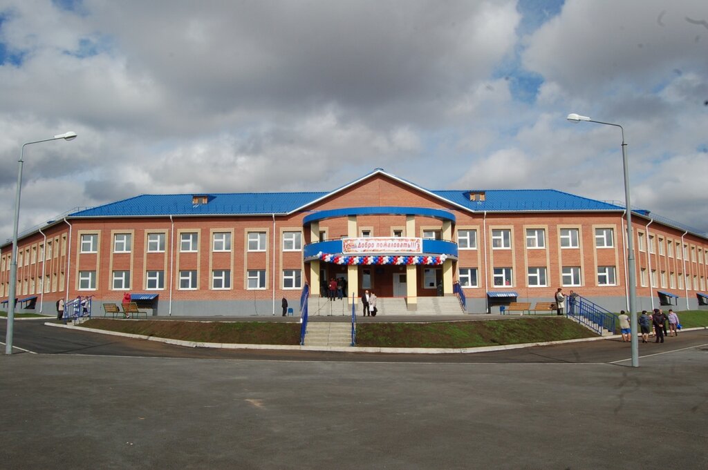 Ortaokul Balkanskaya Secondary Comprehensive School, Çeliabinskaya oblastı, foto