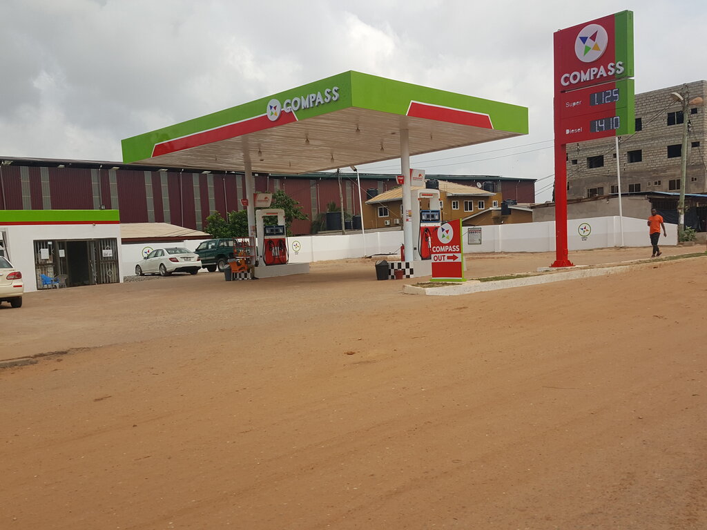 Benzin istasyonu Compass, Dünya, foto