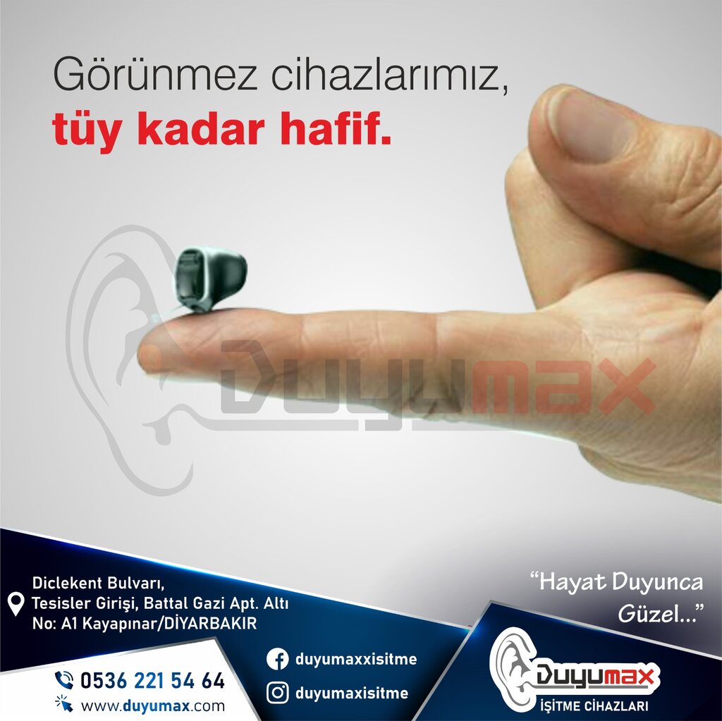 i̇şitme cihazları Duyumax İşitme Cihazları, Diyarbakır, foto