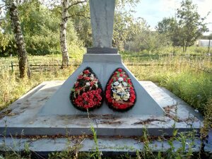 Обелиск участникам Великой Отечественной войны (Ryazan Region, Starozhilovskoye gorodskoye poseleniye, selo Voronovo), anıt, heykel  Riazanskaya oblastından