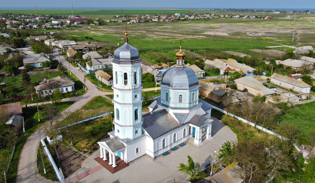 Ortodoks kiliseleri The Church of the Kazan icon of Our Leady, Odessa Bölgesi, foto
