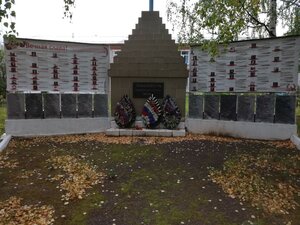 Соколовцам, павшим в боях за Родину (Perm Territory, Vereshchaginskiy munitsipalny okrug, derevnya Sokolovo), anıt, heykel  Permski krayından