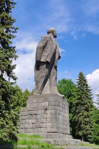V. I. Lenin (Moscow Region, Dubna, Levoberezhniy District), anıt, heykel