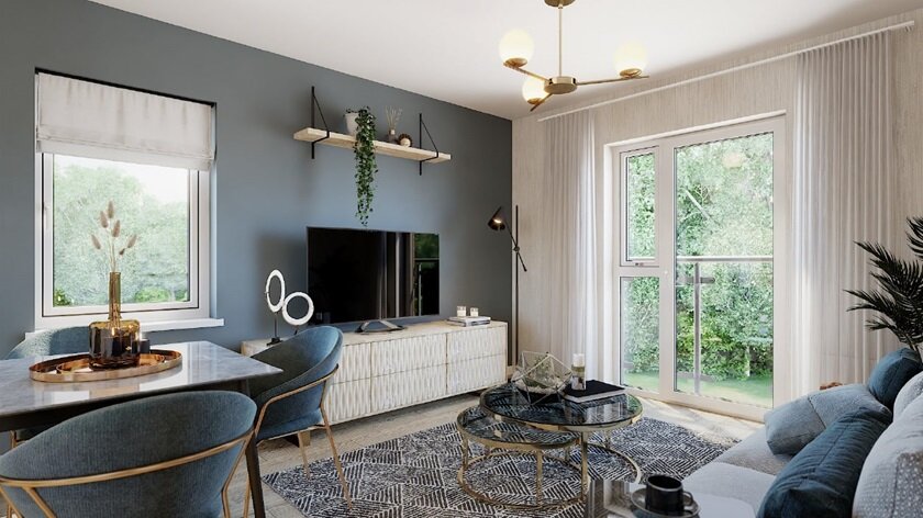 Arazi dizisi David Wilson Homes - Boclair Mews, Doğu Dunbartstonshire Konseyi, foto