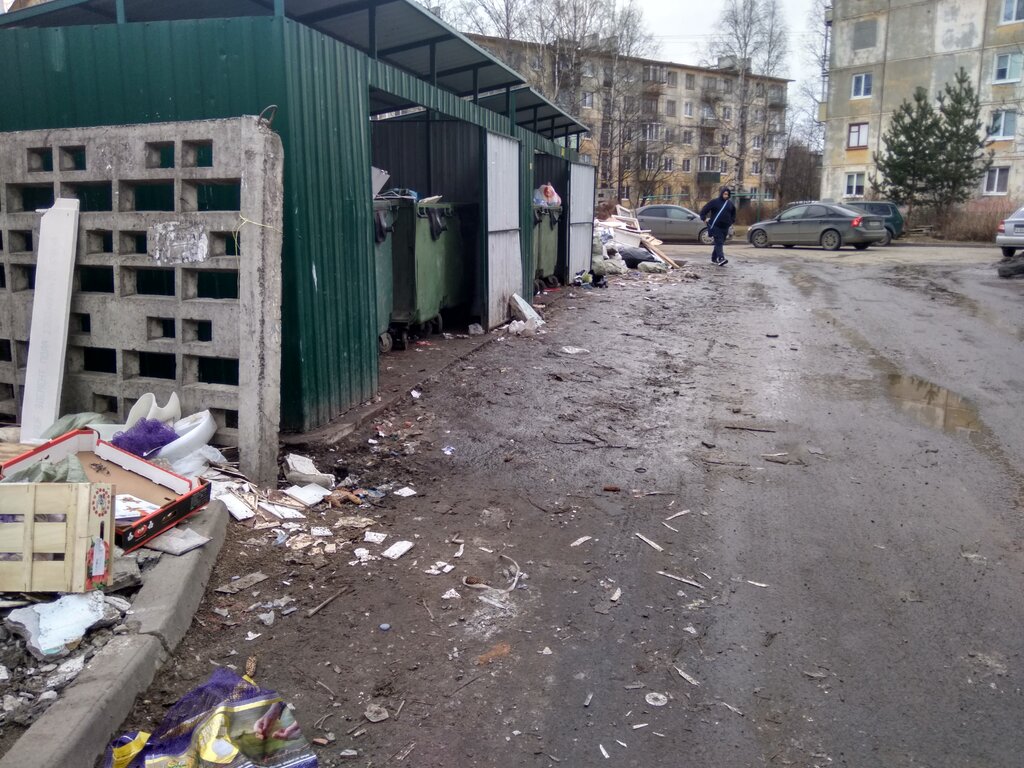 Çöp alanları Trash and garbage disposal area, Petrozavodsk, foto