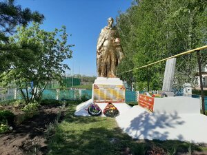 Погибшим в годы Великой Отечественной войны (Republic of Tatarstan, Nurlat district, Yegorkinskoye selskoye poseleniye, selo Yegorkino), anıt, heykel  Tataristan'dan