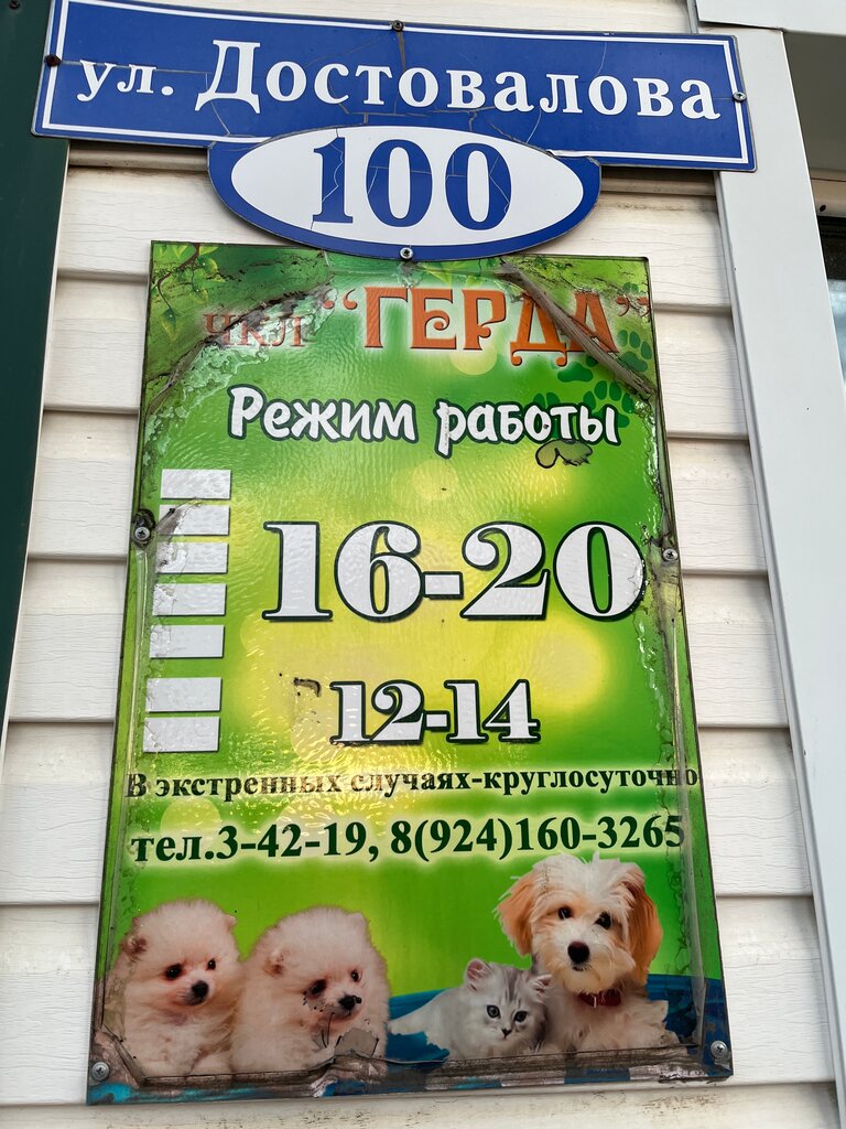 Veteriner klinikleri Герда, Aldan, foto