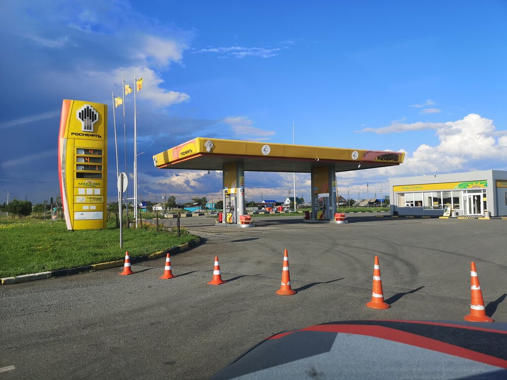 Benzin istasyonu Rosneft', Makuşino, foto
