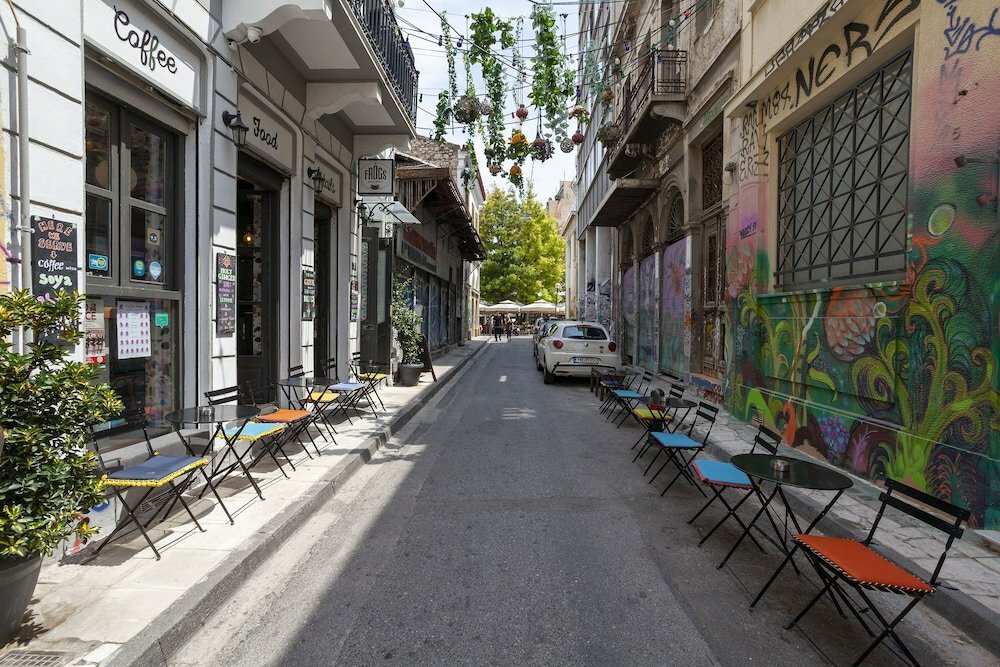 Otel Feidias luxury flat Psyrri square, Atina, foto