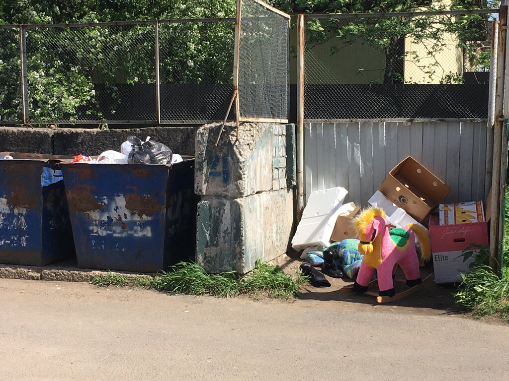 Çöp alanları Trash and garbage disposal area, Rybinsk, foto
