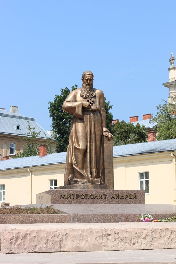 Anıt, heykel Андрей Шептицкий, Lviv, foto