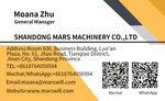 Shandong Mars Machinery Co., Ltd (Shandong Province, Jinan), alışveriş merkezleri  Jinan'dan