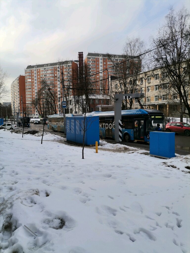 Oto lastik tamiri Electric Bus Charging Station, Moskova, foto