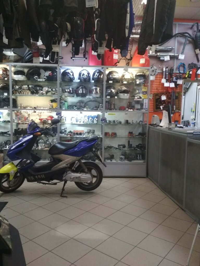 Motosiklet yedek parçaları Mototsentr 78, Saint‑Petersburg, foto
