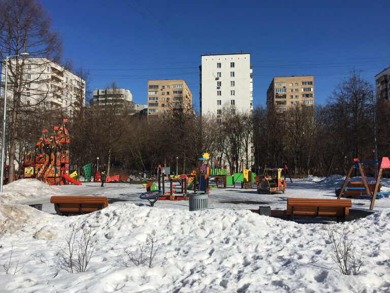 Oyun alanı Playground, Moskova, foto