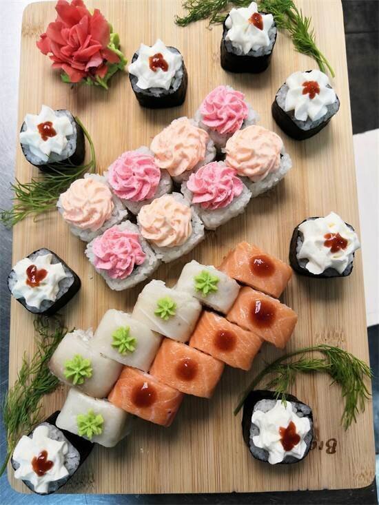 Suşi restoranı San Sushi Sendo, Satka, foto