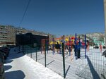 Sports ground (Republic of Bashkortostan, Ufa, zhiloy rayon Zelyonaya Roshcha, mikrorayon Belorechenskiy), spor alanı  Ufa'dan