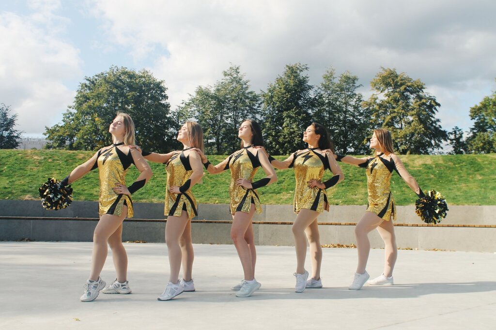 Spor kulüpleri Cheerleading Volt club, Moskova, foto
