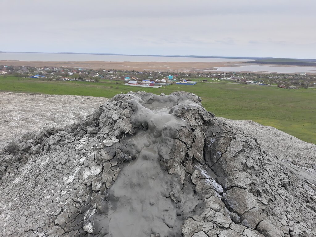 Volkan Mud volcano Akhtanizovsky, Krasnodarski krayı, foto