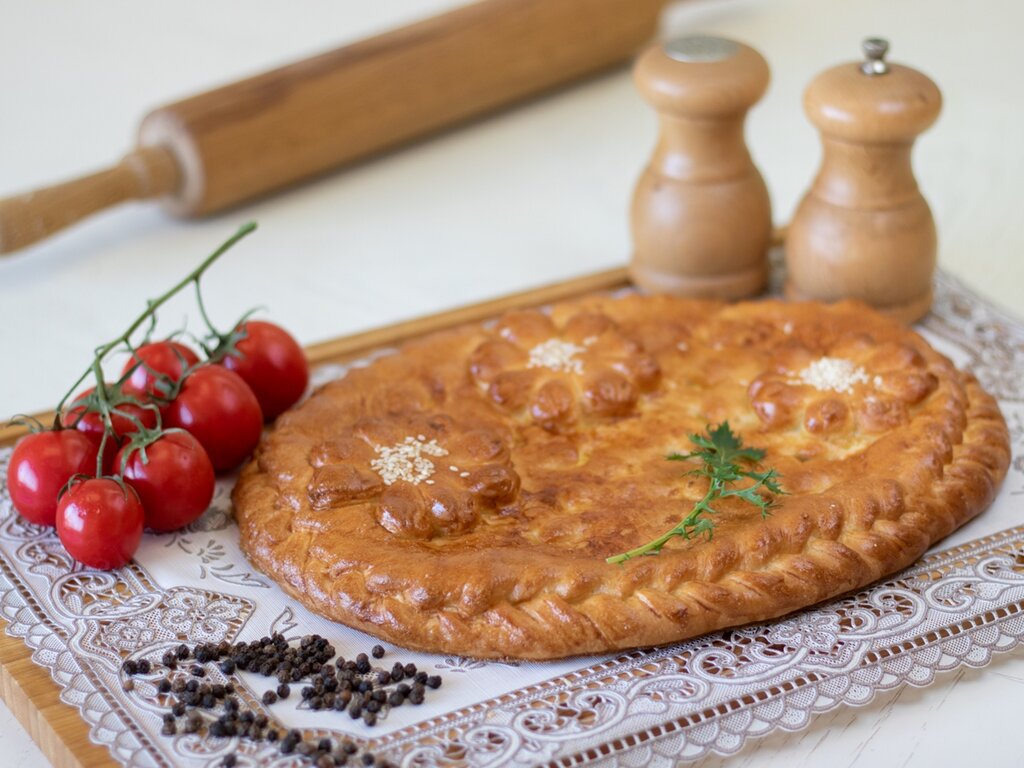 Ekmek fırını Pekarsky dvorik, Tomsk, foto