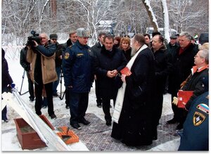Church of the Icon of the Mother of God of the Burning Bush (No:16, VNIIPO Microdistrict), ortodoks kiliseleri  Balaşiha'dan