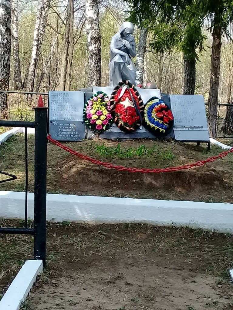 Anıt, heykel Братская могила № 2, Tulskaya oblastı, foto