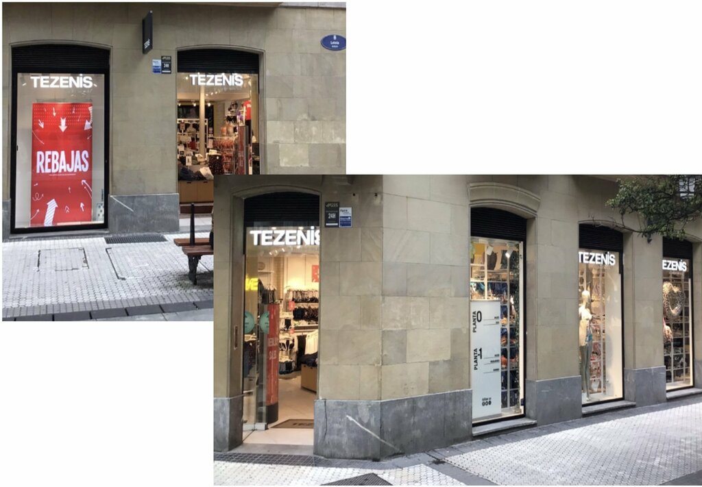 Giyim mağazası Tezenis, San Sebastian, foto