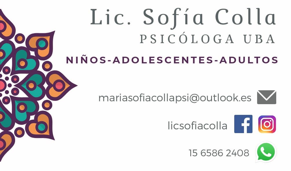 Psikoterapi Lic. Sofía Colla Psicóloga Uba Psicoterapia Psicoanalítica Presencial y Online, , foto