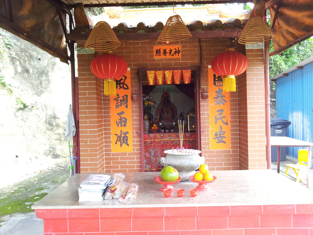 Pagoda Nim Shue Wan Tin Hau Temple, Hong Kong, foto