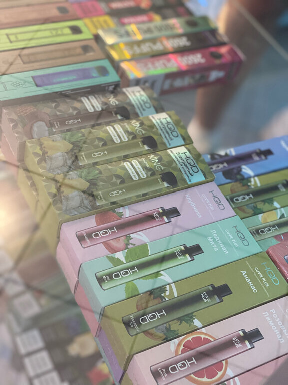 Elektronik sigara satış noktaları Baza Tobacco, Moskova, foto