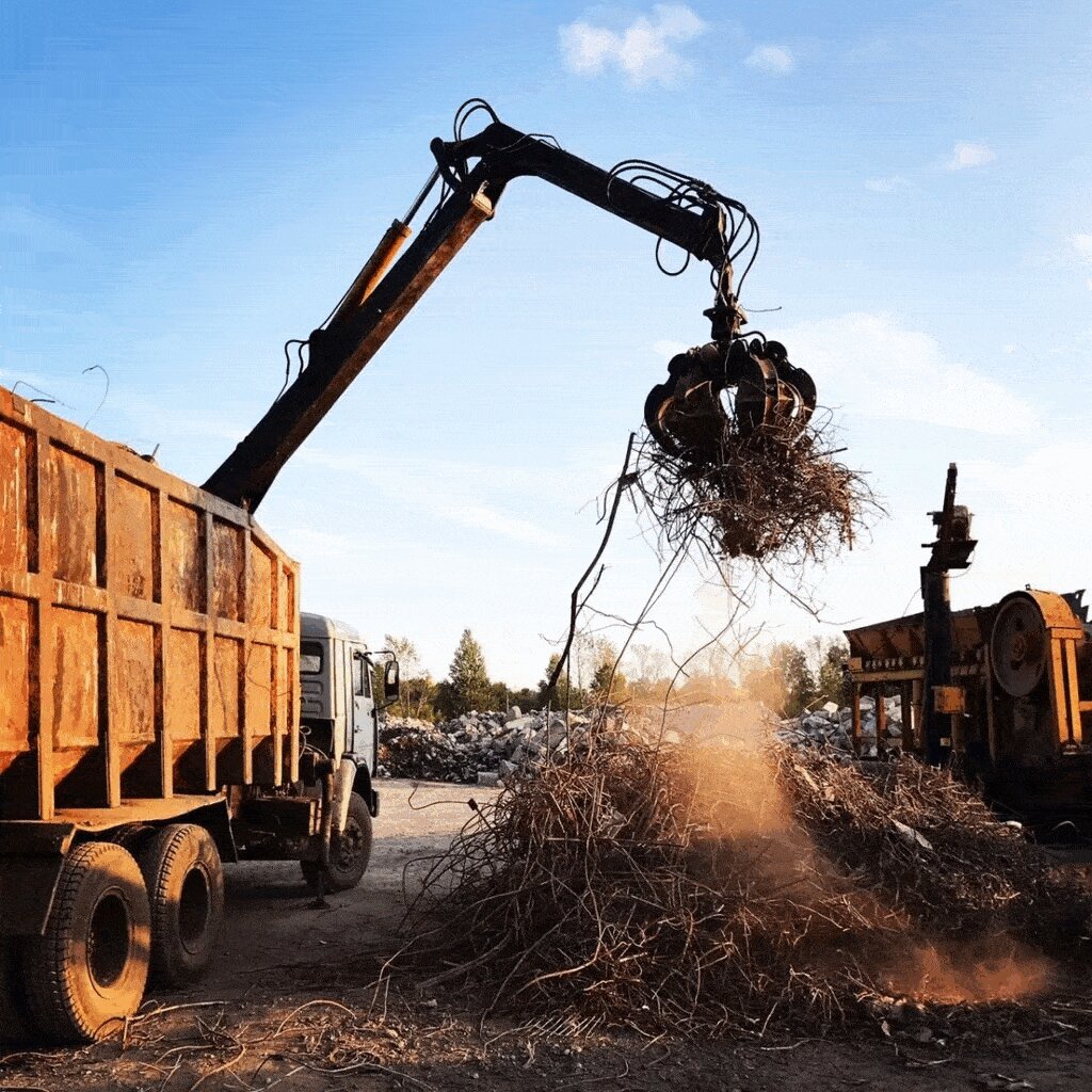 Hurda metal alımı Приём металлолома, Novgorodskaya oblastı, foto