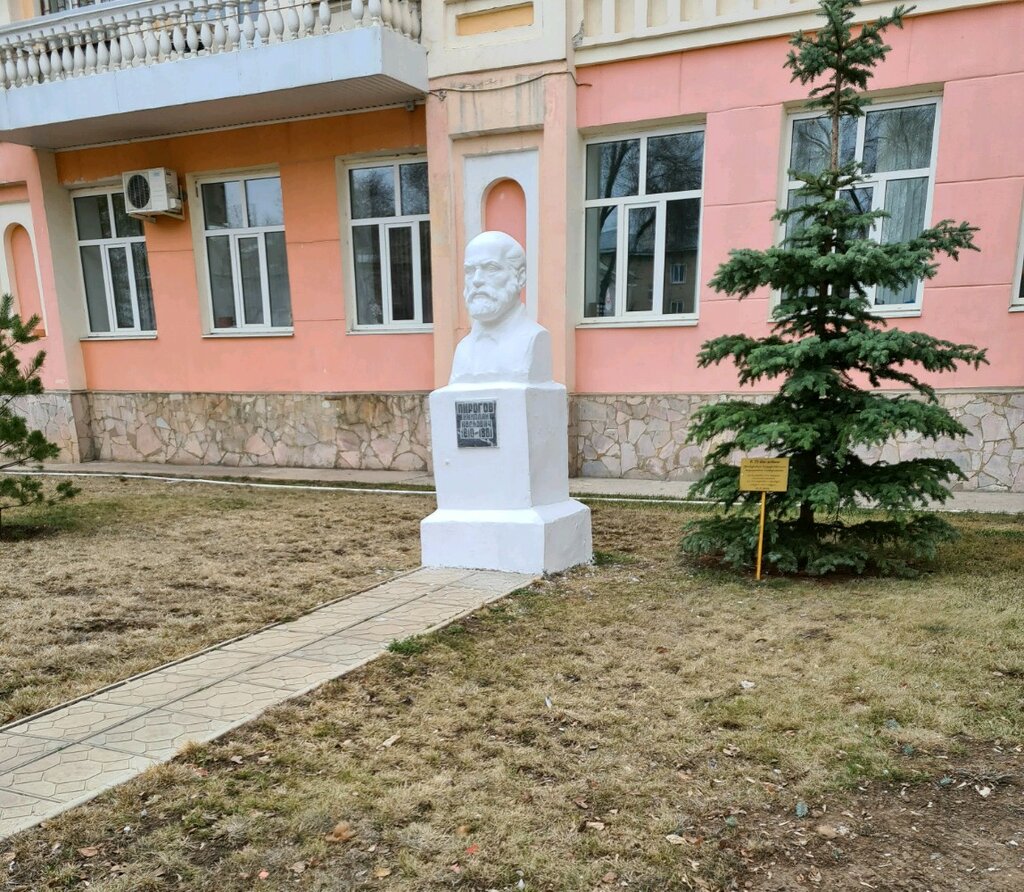 Anıt, heykel Бюст Н.И. Пирогова, Orenburg, foto