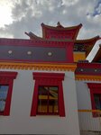 Цаган-Аман (Republic of Kalmykia, Yustinskiy District, posyolok gorodskogo tipa Tsagan Aman, ulitsa Ayuki Khana), giriş işareti  Kalmukya'dan