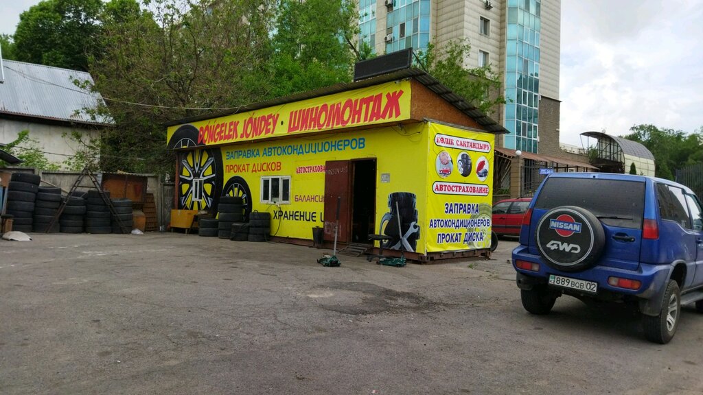 Oto lastik tamiri Tire service, Almatı, foto