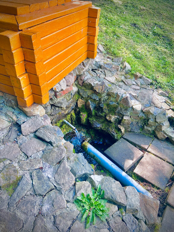 Şapel, haç anıtı Купель во имя святой Параскевы Пятницы, Brianskaya oblastı, foto