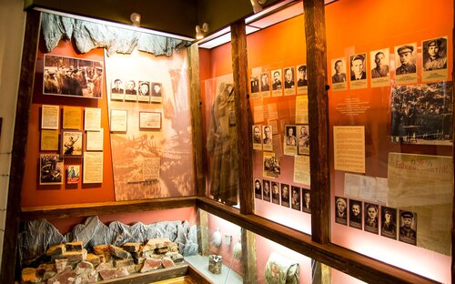Müzeler ve sanat galerileri Muzey Obolskogo Komsomolskogo Podpolya, Vitebskaya oblastı, foto
