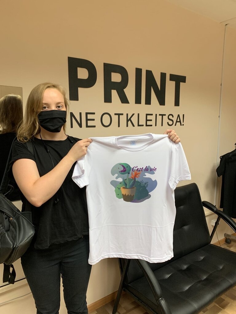 T-shirt baskı Pno-print, Krasnoyarsk, foto