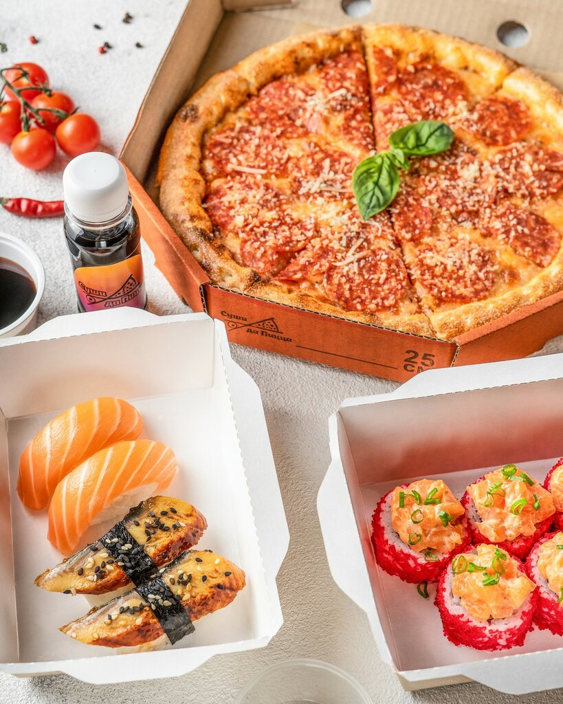 Hazır yemek teslim servisleri Sushi da Pizza, Murino, foto