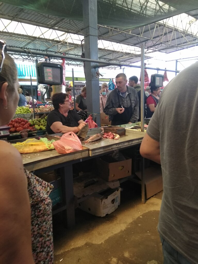 Gıda pazarı Центральный рынок, Belgorod‑Dnestrovskij, foto