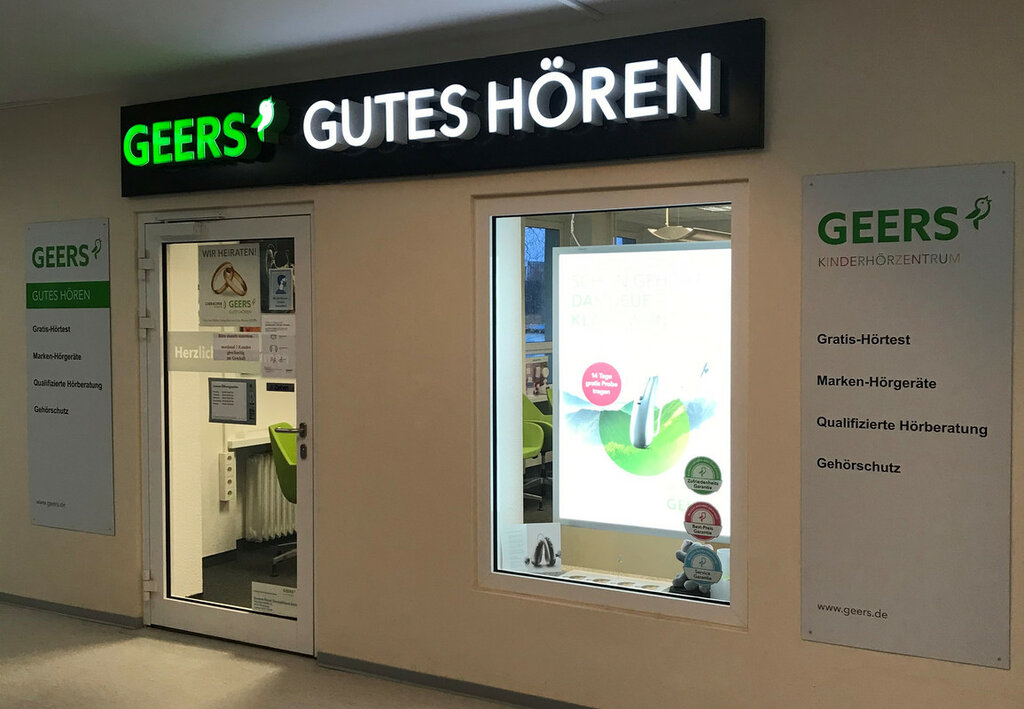 i̇şitme cihazları Geers Hörgeräte, Dresden, foto