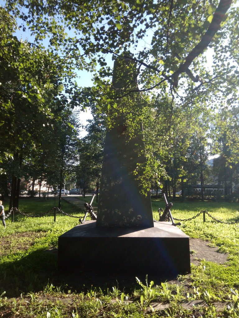 Anıt, heykel Героям Онежской флотилии, Vytegra, foto