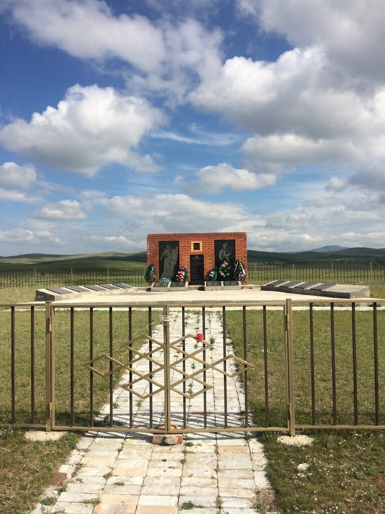 Anıt, heykel Участникам Великой Отечественной войны, Buriatya, foto