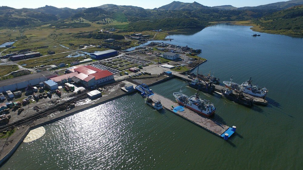 Deniz ve nehir iskeleleri Sea and river stations, Sahalin Bölgesi, foto